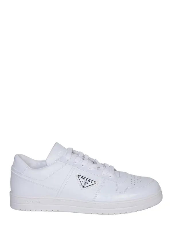 Prada Leather Sneakers - White