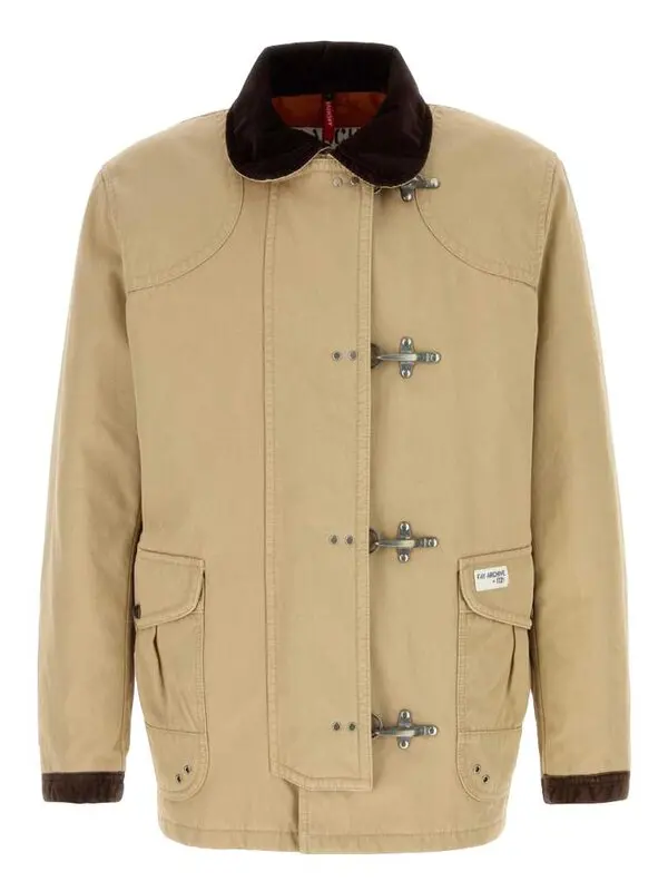 FAY Canvas Jacket - Beige O Tan