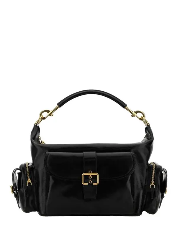 Chloé Large Leather Shopping Bag - Black