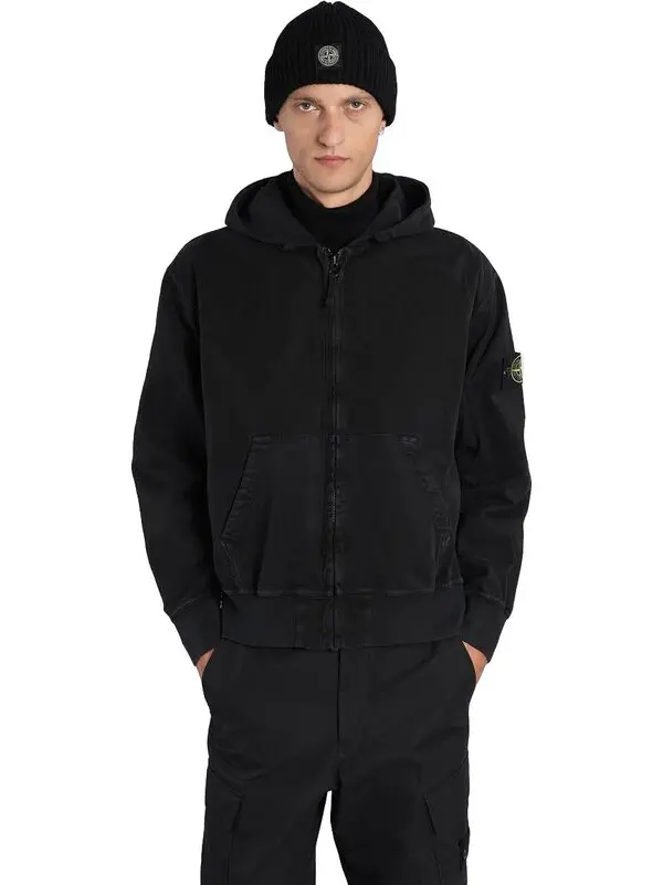 Stone Island Cotton Casual Jacket - Black