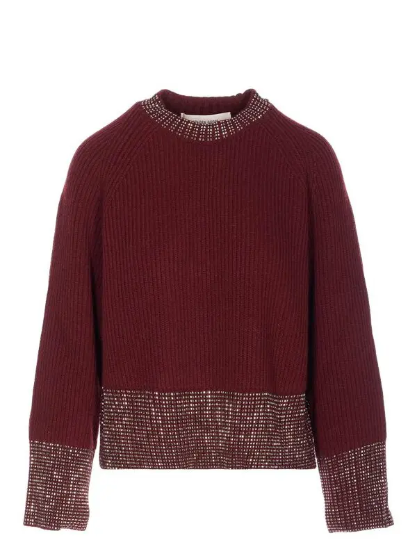 Golden Goose Journey Knit Sweater - Red