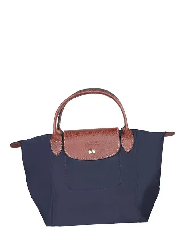 Longchamp Canvas Tote - Blue