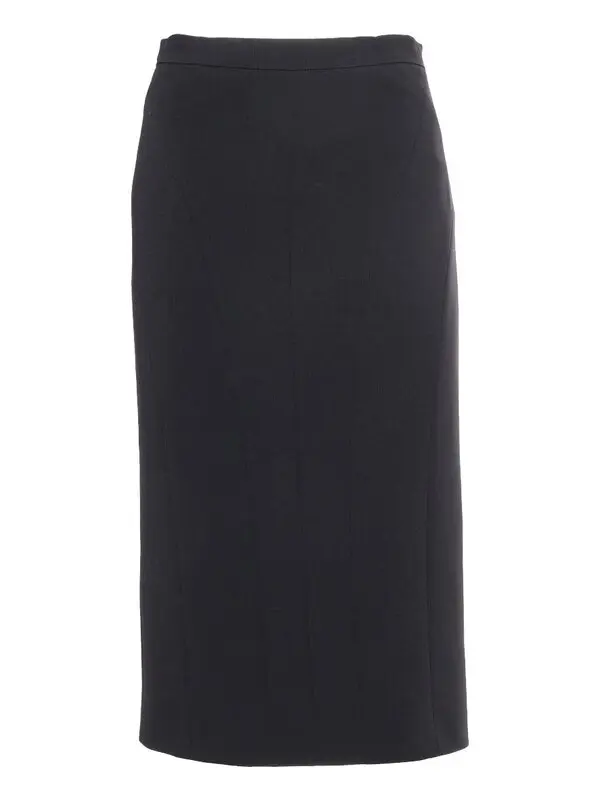 MAX MARA STUDIO Fitted Midi Skirt - Black