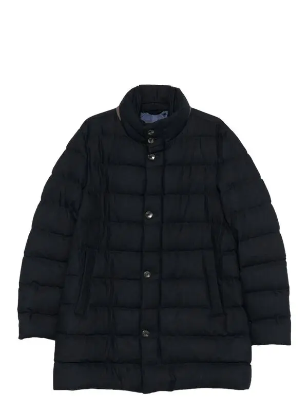 Herno Quilted Coat - Blue
