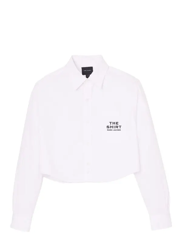 Marc Jacobs Cotton Cropped Shirt - White