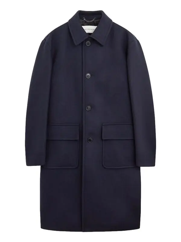 Dries Van Noten Randale Coat - Dark Navy