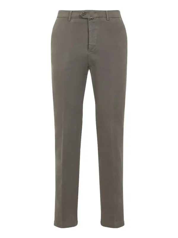 Kiton Cotton Trousers - Brown
