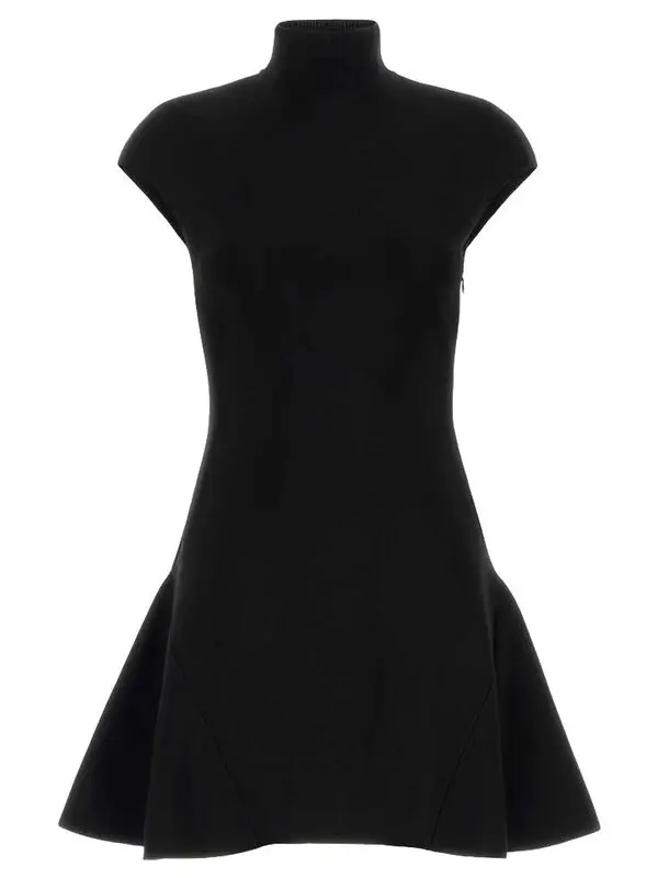 Givenchy Mini Stretch Viscose Blend Dress - Black