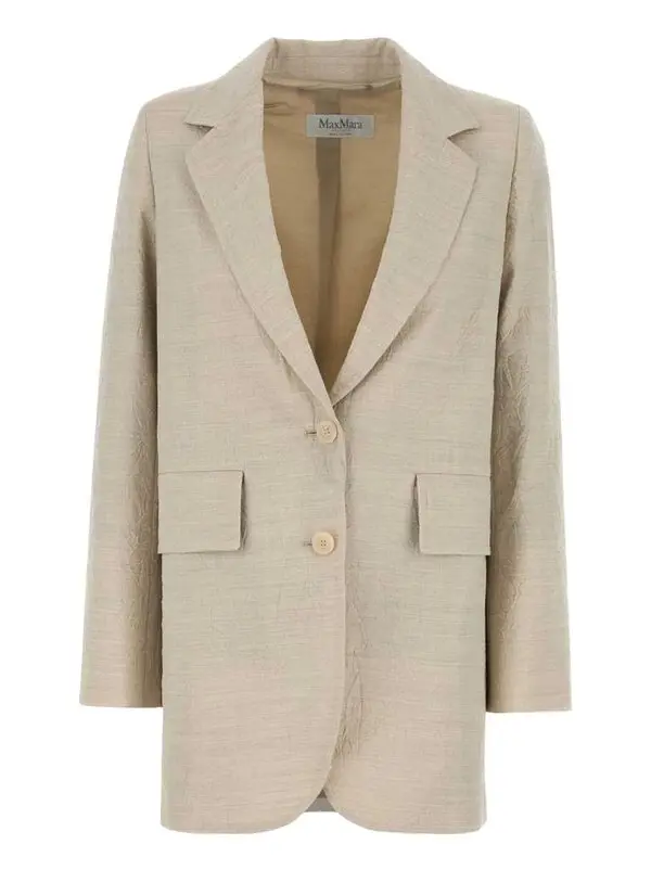 Max Mara Acacia Blazer - Beige O Tan