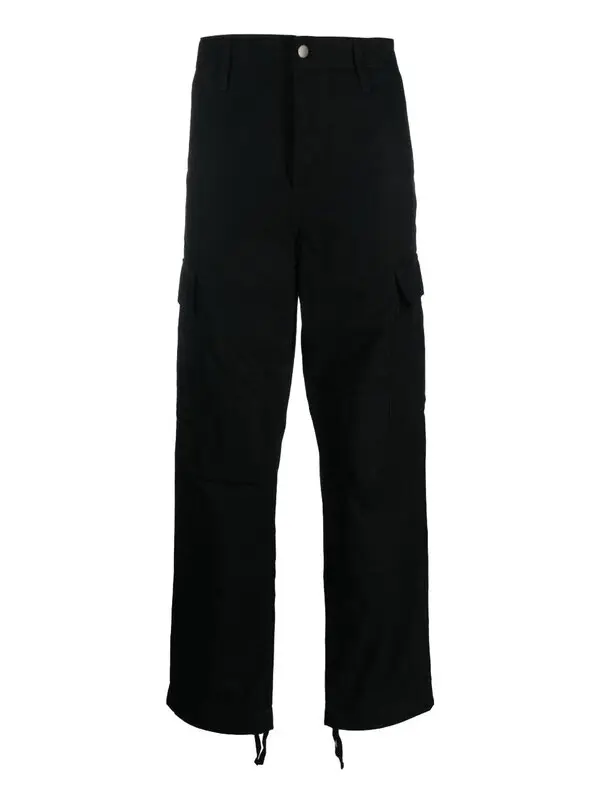 Carhartt Work In Progress Cotton Cargo Trousers - Black