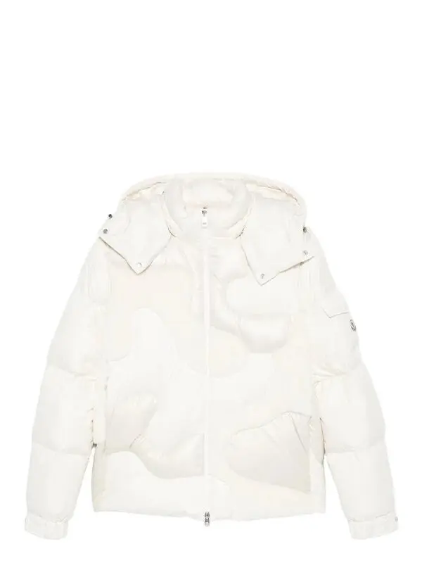 Moncler Jacket With Detachable Hood - White