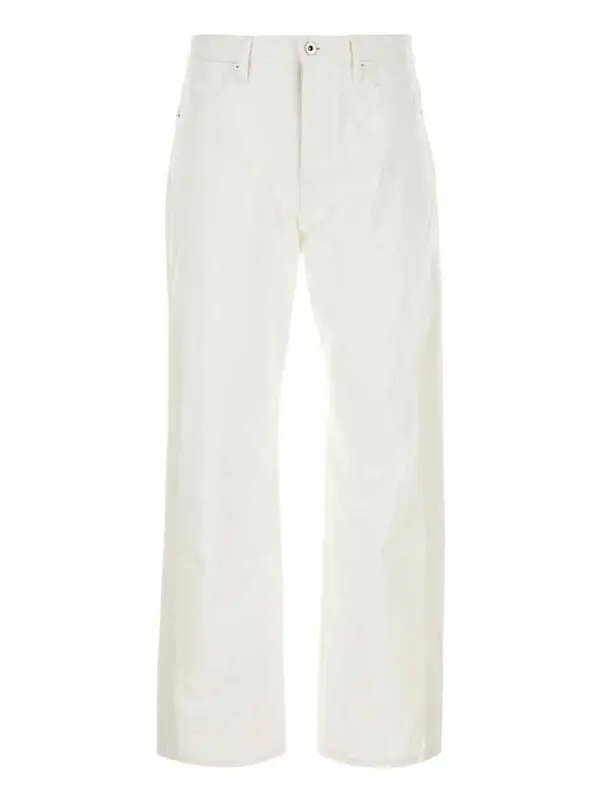 JIL SANDER Straight Leg Jeans - White