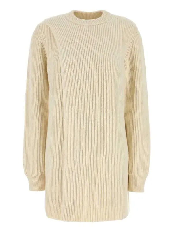 JIL SANDER Sweater Dress - White