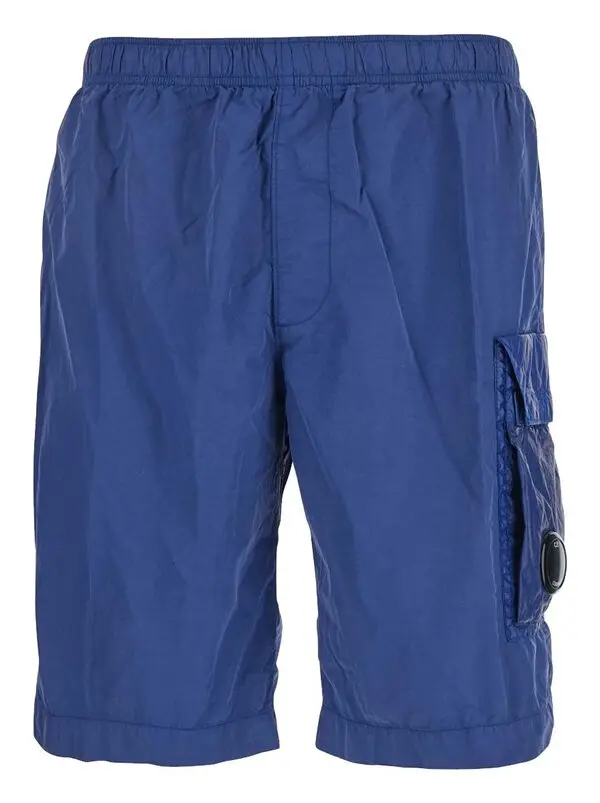 C.P. COMPANY Swim Shorts With Elastic Waist - Blue