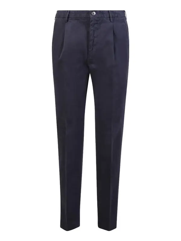 Incotex Straight Leg Trousers - Blue