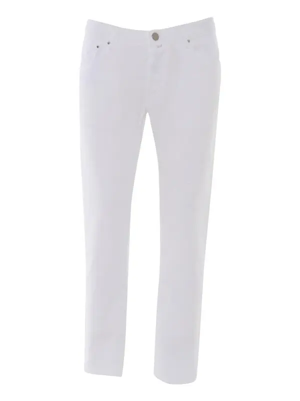Jacob Cohen Nick Slim Fit Pants - White