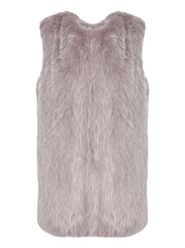 Herno Eco-fur Vest - Pink