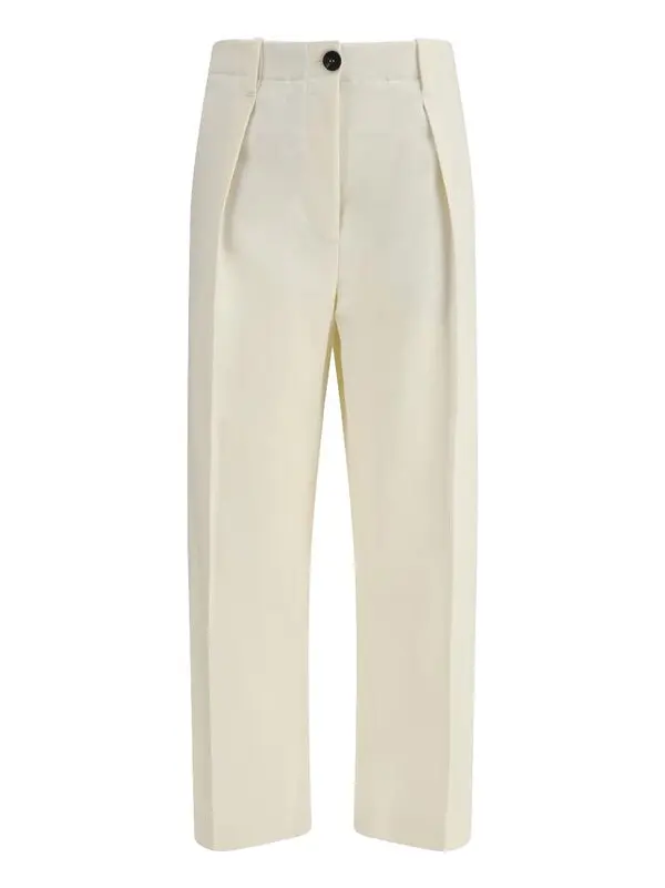 Brunello Cucinelli Straight Leg Pants - Beige