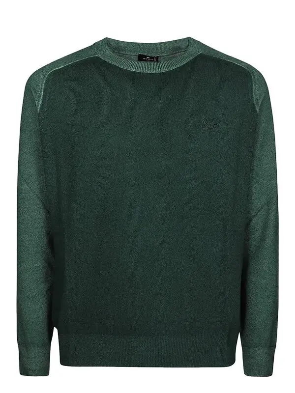 Etro Raglan Sleeves Sweater - Green