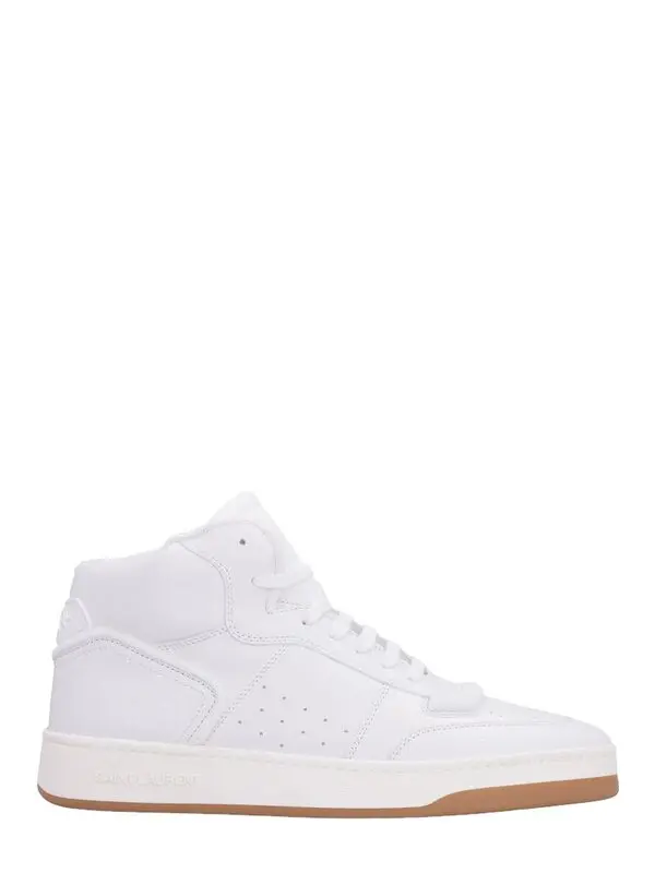 Saint Laurent Sl/80 Mid-top Sneakers - White