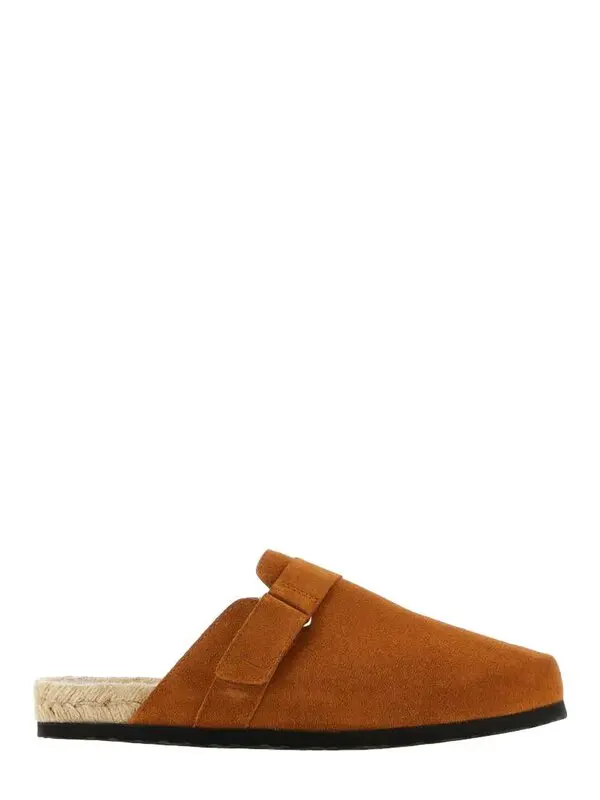 Manebí Hamptons Suede Slippers - Brown