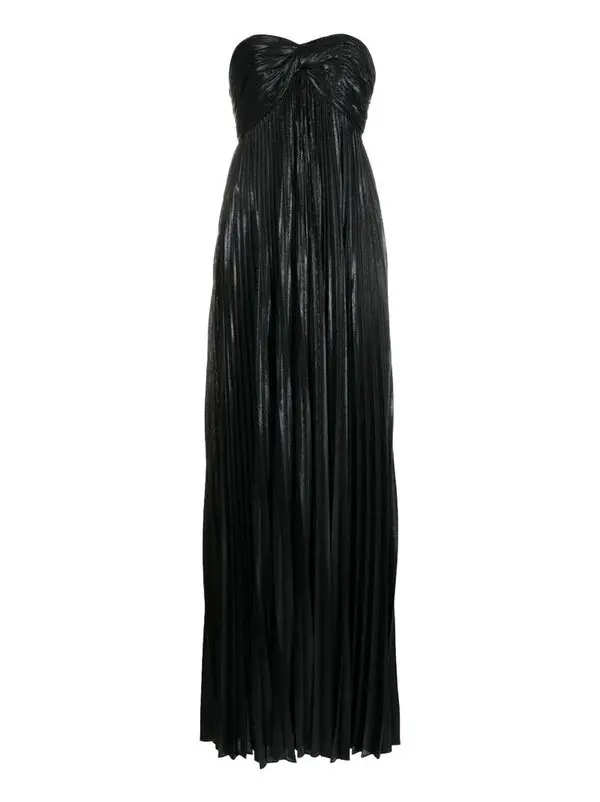 Retrofete Strapless Maxi Dress - Black