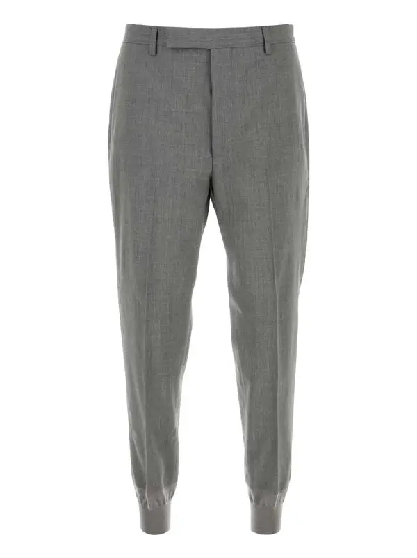 Prada Cotton Blend Pants - Grey