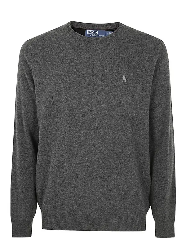 Polo Ralph Lauren Long Sleeve Crew Neck Pullover - Grey