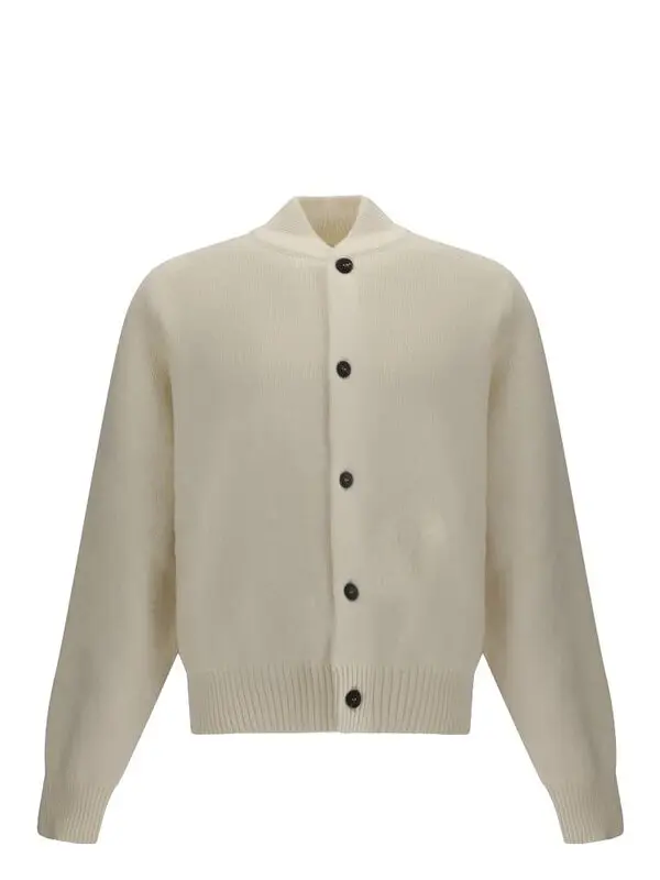 Jacquemus Virgin Wool Cardigan - White