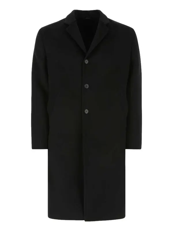 Prada Wool Blend Coat - Black
