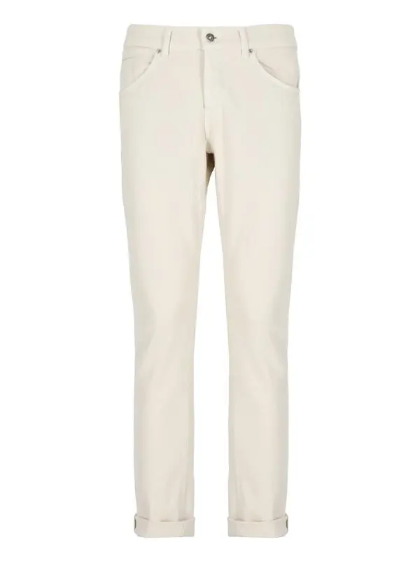DONDUP Straight Leg Jeans - Beige