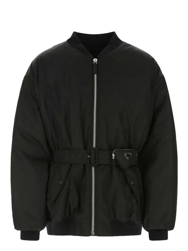 Prada Re-nylon Padded Jacket - Black