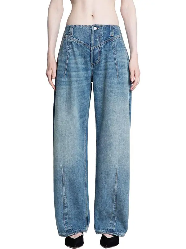 Alexander McQueen Denim Trousers - Blue