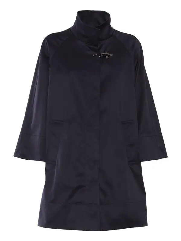 FAY Raglan Sleeve Cape - Blue