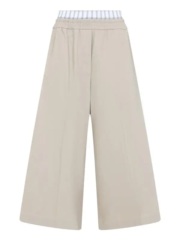 Loewe Cotton Trousers - Beige
