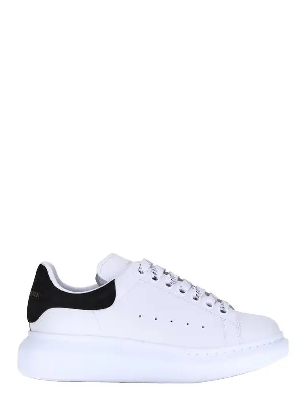 Alexander McQueen Leather Sneakers - White