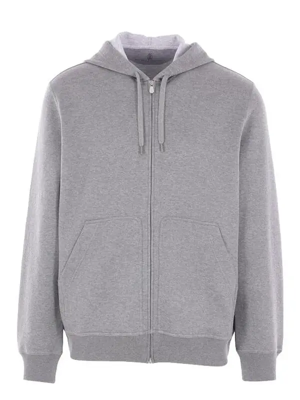 Brunello Cucinelli Hooded Sweatshirt - Grey