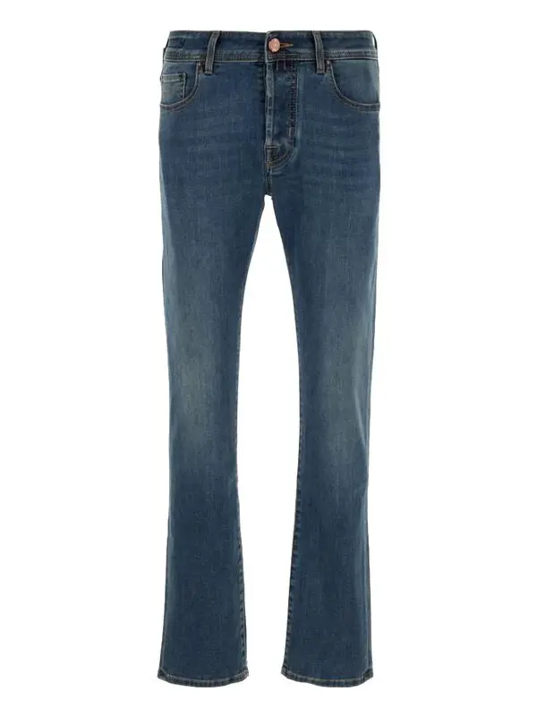Jacob Cohen Slim Fit 5 Pocket Jeans - Blue