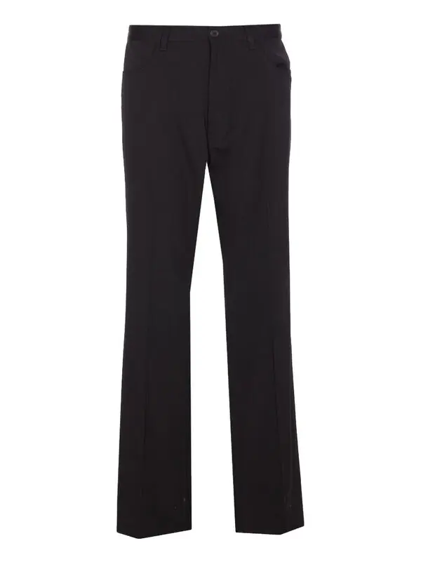 Balenciaga Straight Tailored Trousers - Black