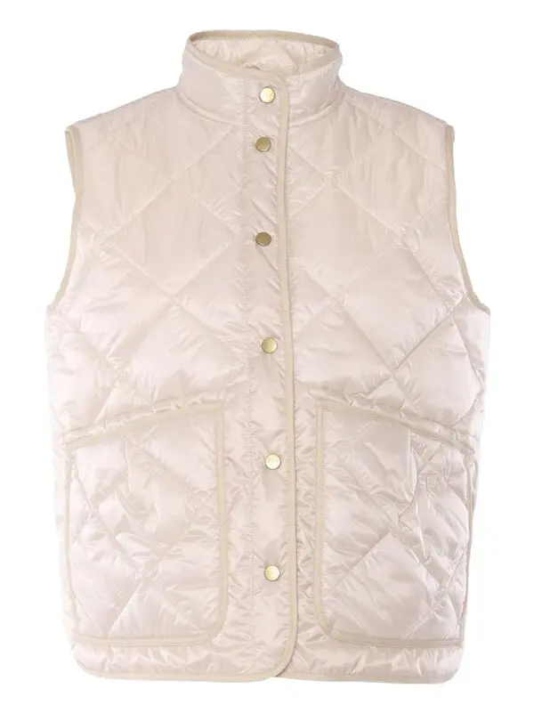FAY Sleeveless Quilted Vest - Pink