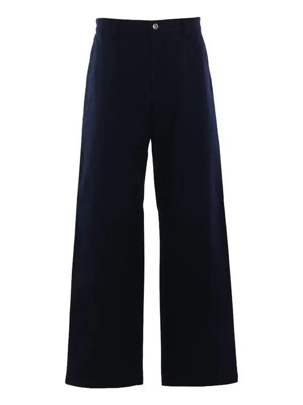 Gucci Cotton Canvas Trousers - Ink