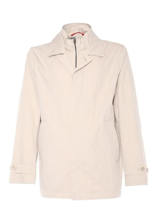 FAY Cotton-blend Jacket - Beige