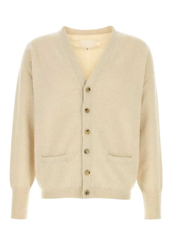 MAISON MARGIELA Cashmere Blend Cardigan - Beige O Tan