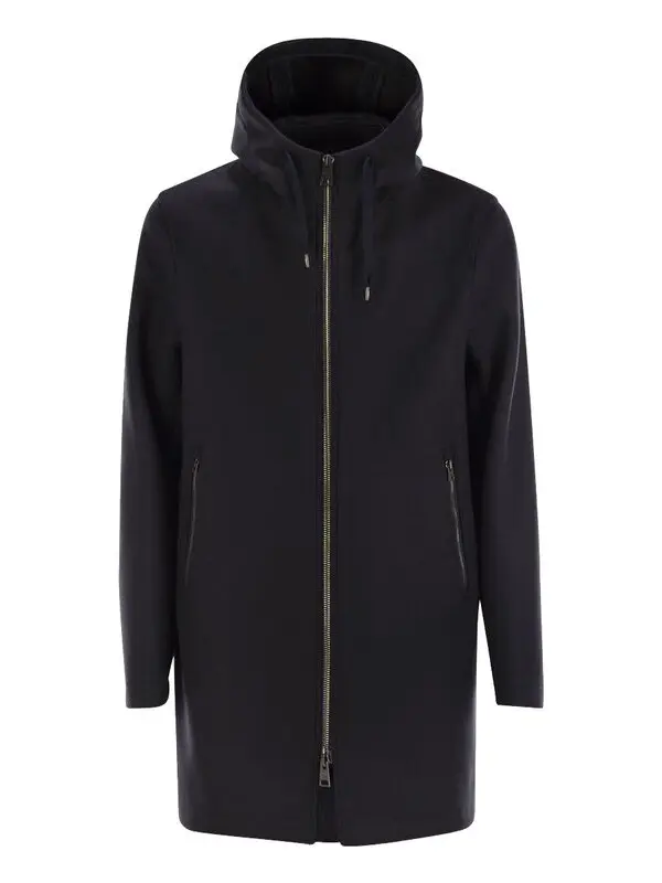 Herno Hooded Parka - Navy