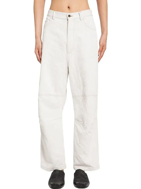 FORME D'EXPRESSION Five Pocket Baggy Pants - Beige