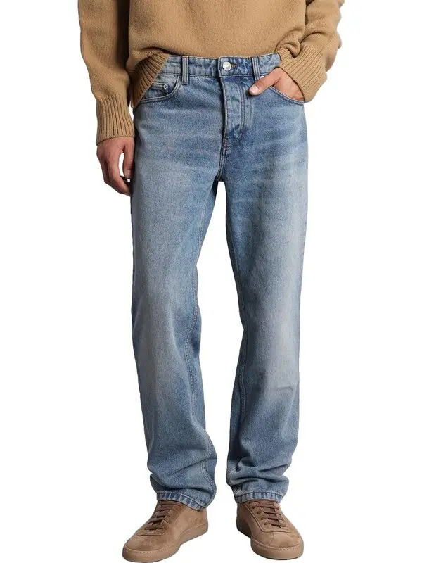 Ami Straight Leg Jeans - Blue