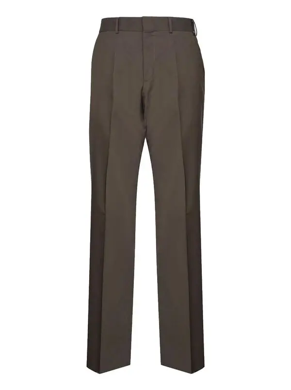 Fendi Cipresso Wool Pants - Green