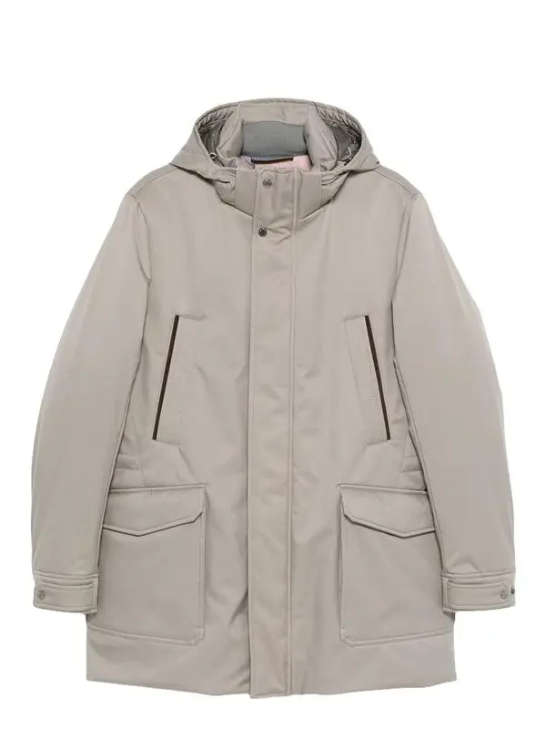MOORER Aran-carme Marmo Jacket - Grey