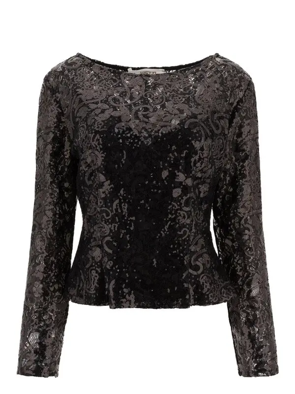 F.IT Blouse Polyester - Black