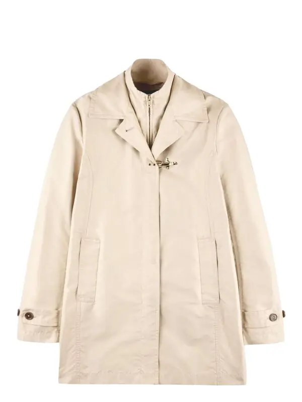 FAY Popeline Morning Coat - Beige